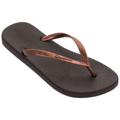 Sandalia Ipanema Classica Tan negra/bronce mujer