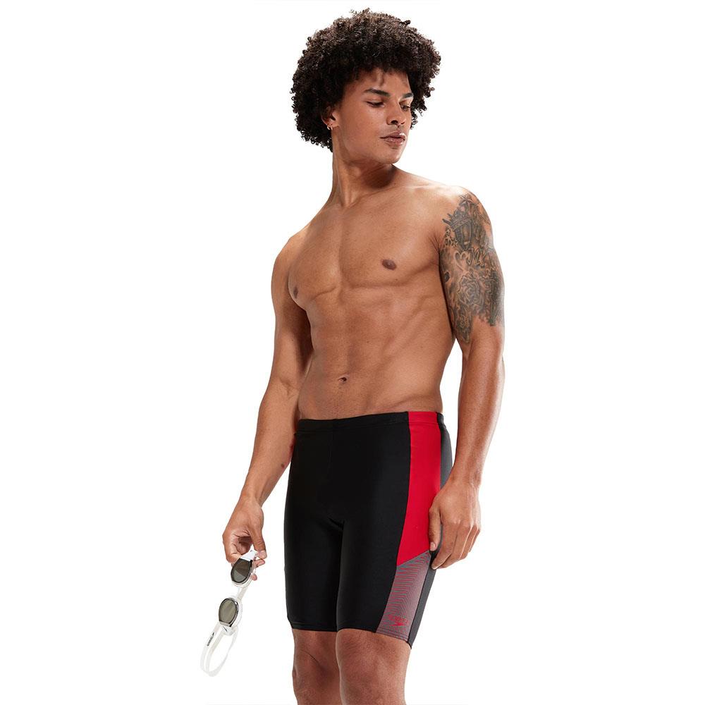 Jammer Speedo Dive hombre negro/rojo